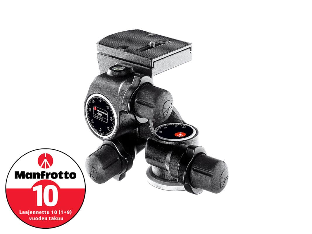 Manfrotto 410 Junior Geared Head - 3-tiepää - Kuva-Järvinen